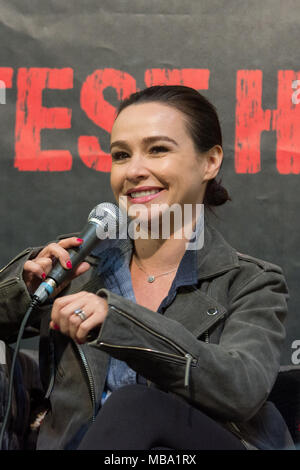 DORTMUND, GERMANY, APRIL 8: Actress Danielle Harris (Halloween, Hatched ...