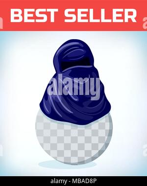 Arabic muslim woman niqab. Masquerade costume headdress. Carnival or ...