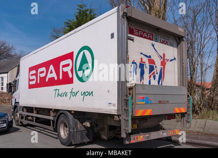 A Spar delivery truck Stock Photo - Alamy