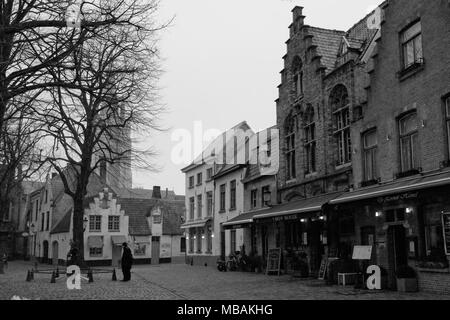 Walplein square of Brugge, Belgium Stock Photo - Alamy