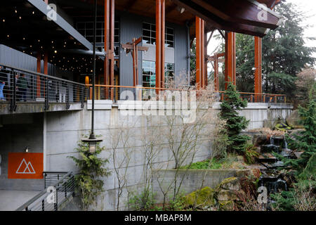 REI flagship store, 222 Yale Ave N, Seattle, Washington. A landscaped ...