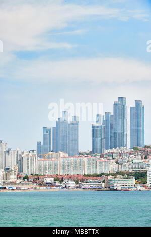 Busan skyscraper buildings near seaside beach Stock Photo - Alamy