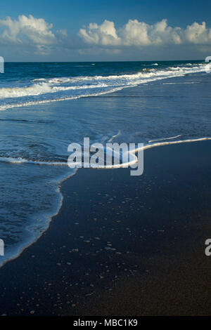 Beach surf, Hobe Sound National Wildlife Refuge, Florida Stock Photo ...