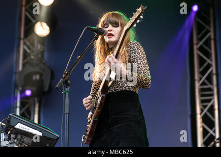 The Swedish singer Jennie Abrahamson live at the 25th Blue Balls ...