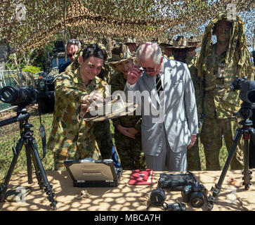 The Prince of Wales meets members of the Regional Force Surveillance ...