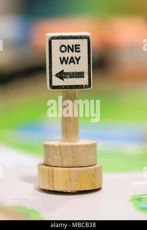 one way sigh - Toy Set Street Signs - Play set Educational toys for ...