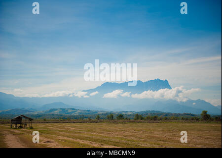 Mount Kinabalu view from Kota Belud Sabah Malaysia Stock Photo - Alamy