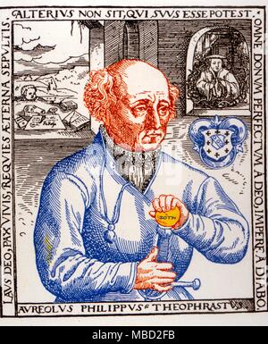 Medical. Portrait of the Swiss occultist and Doctor, Paracelsus (1493 ...