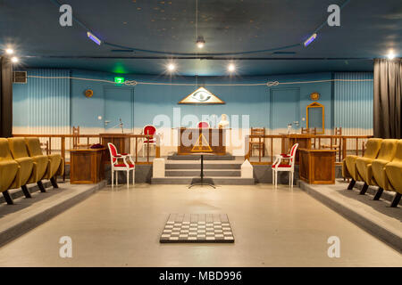 Poitiers (central-western France), freemasonry. temple of the Masonic ...