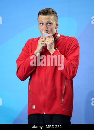 Daniel Jervis during the Men's 1500m Freestyle on day three of the 2024 ...