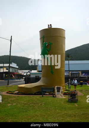 The Golden Gumboot - Tully Queensland Australia Stock Photo - Alamy