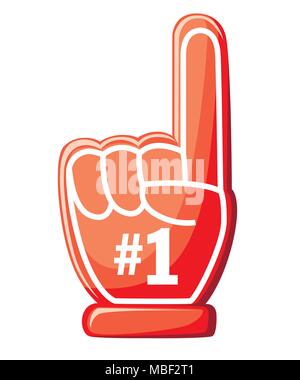 number one sport glove Stock Vector Image & Art - Alamy