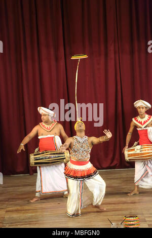 Traditional Kandyan Raban dancer, Kandy, Sri Lanka Stock Photo ...