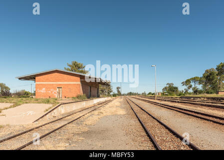 MARSEILLES, SOUTH AFRICA - MARCH 12, 2018: The grain silos at ...