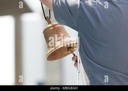 Paris roubaix race. final lap bell, velodrome Stock Photo - Alamy