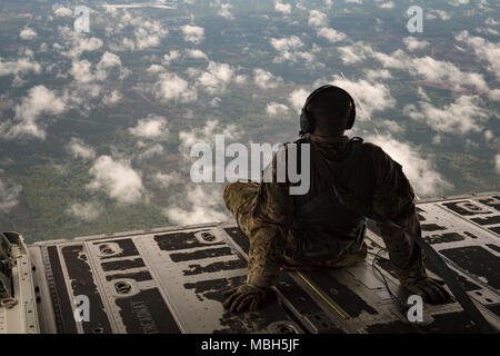 Rear cargo ramp of United States Air Force AETC CC 130J Hercules ...