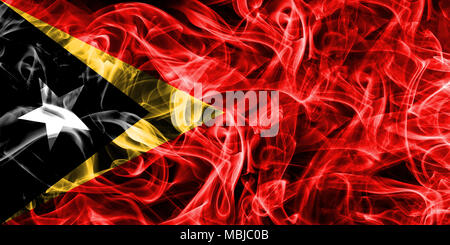 East Timor smoke flag Stock Photo - Alamy