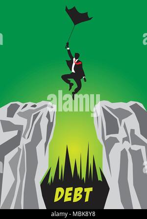 Scared man falling down Stock Vector Image & Art - Alamy
