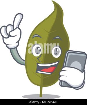 Call me bay leaf mascot cartoon Stock Vector Image & Art - Alamy