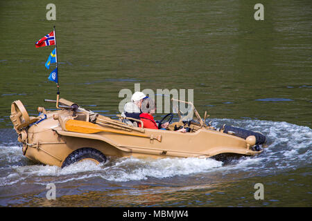 VW Typ 166, a german amphibious vehicle built at the 2nd world war ...