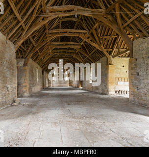 Tithe Barn, Littleton. A tithe barn was a type of barn used in much of ...