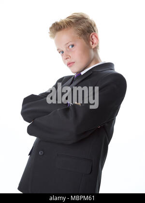 9 year old with attitude Stock Photo - Alamy