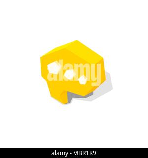 Yellow chat bubble icon, isometric style Stock Vector Image & Art - Alamy