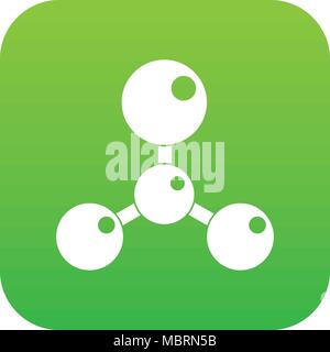 Chemical and physical molecules icon digital blue Stock Vector Image ...