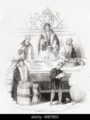 . English: Illustration of a 15th century trade galley from a ...