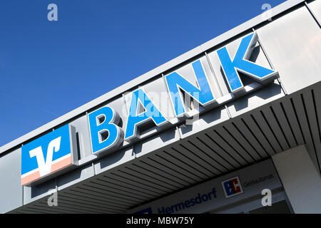 Logo of the Volksbank Raiffeisenbank banks in Schwaebisch Hall, Baden ...