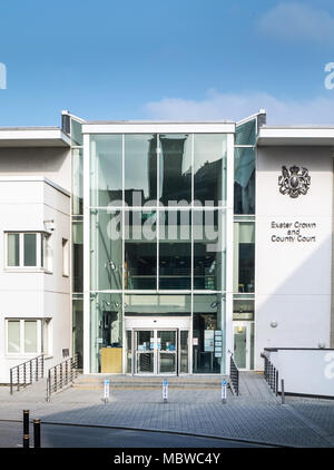 Exeter Crown Court and Combined Courts, Exeter, Devon, UK Stock Photo ...