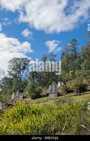 Walhalla Cemetery, on a spectacular hillside location, in the historic ...