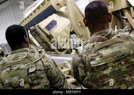 The Mine Resistant Ambush Protected Egress Trainer, a roll-over ...