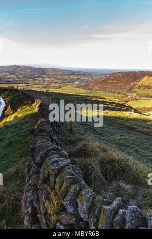 Looking Down Hacked Way Lane on the Edge of Macclesfield Forest on a ...