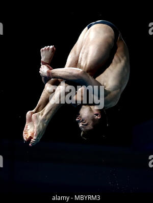 Ross Haslam in the Men's 3m Preliminary on day one of the 2024 Speedo ...