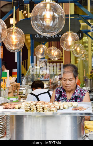 Food vendors at One Nimman new Shopping Mall , Chiang Mai Stock Photo ...