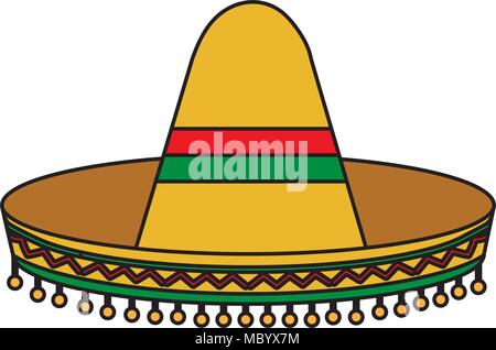 mexican culture classic hat Stock Vector Image & Art - Alamy