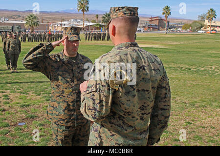 U.S. Marine Sgt. Maj. Earl Budd, sergeant major of 7th Engineer Support ...
