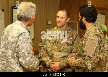 The Afghan National Army Sergeant Major of the Army Roshan Safi test ...