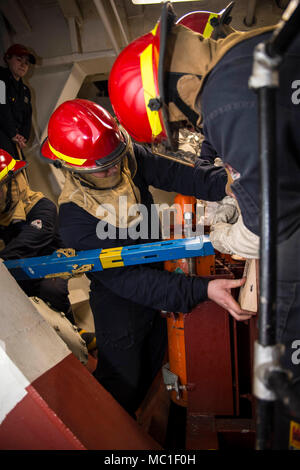 SASEBO, Japan (Jan. 17, 2018) Hull Maintenance Technician Fireman ...