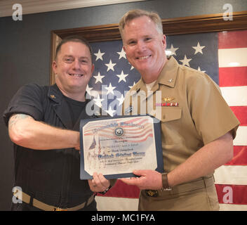 ATLANTIC OCEAN (Jan. 22, 2018) Gunner's Mate 1st Class Gregory Bissett ...