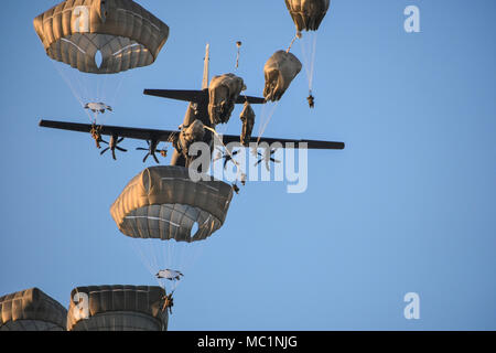 The skies of northern Italy are filled with paratroopers from the 173rd ...