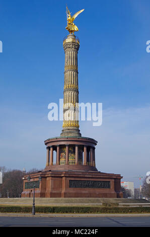 The victory column was built in 1873 to celebrate Prussia's victory in ...