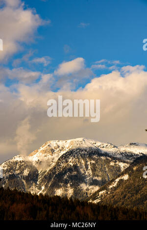 Mountains in, Styria, Austria Bad Mitterndorf View on a snowy terrains ...