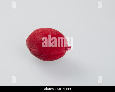 Dried preserved red peach on the background Stock Photo - Alamy