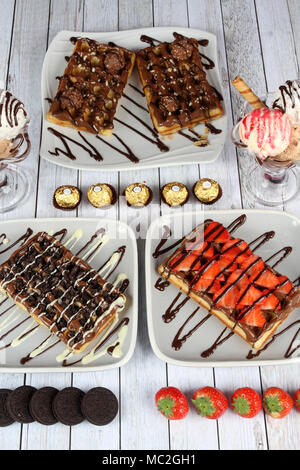 Delicious home made desserts Stock Photo - Alamy