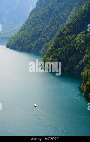 top view of a wild wooded river valley among the hills Stock Photo - Alamy