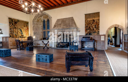 An interior view of Michelham Priory Stock Photo - Alamy