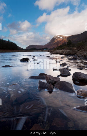 Strathmore River and Ben Hope, Sutherland Stock Photo - Alamy