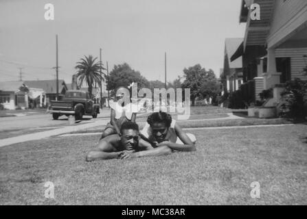African American middle class neighborhood in Georgia, ca. 1899. Women ...